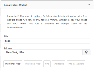 نمایش موقعیت مکانی بر روی نقشه در وردپرس با افزونه Google Maps Widget ...
